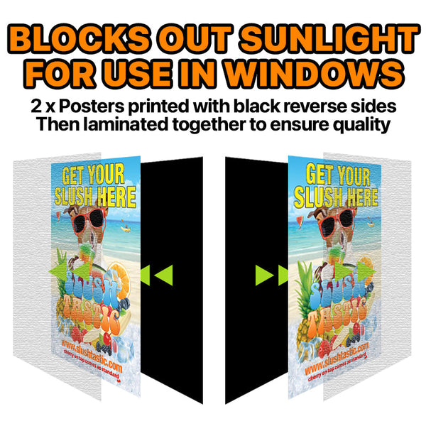 Slushtastic Poster "Get Your Slush Here"